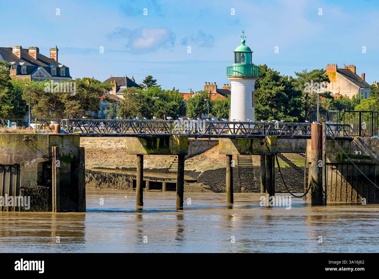 France, Loire Atlantique, Paimboeuf, Paimboeuf lighthouse located more ...