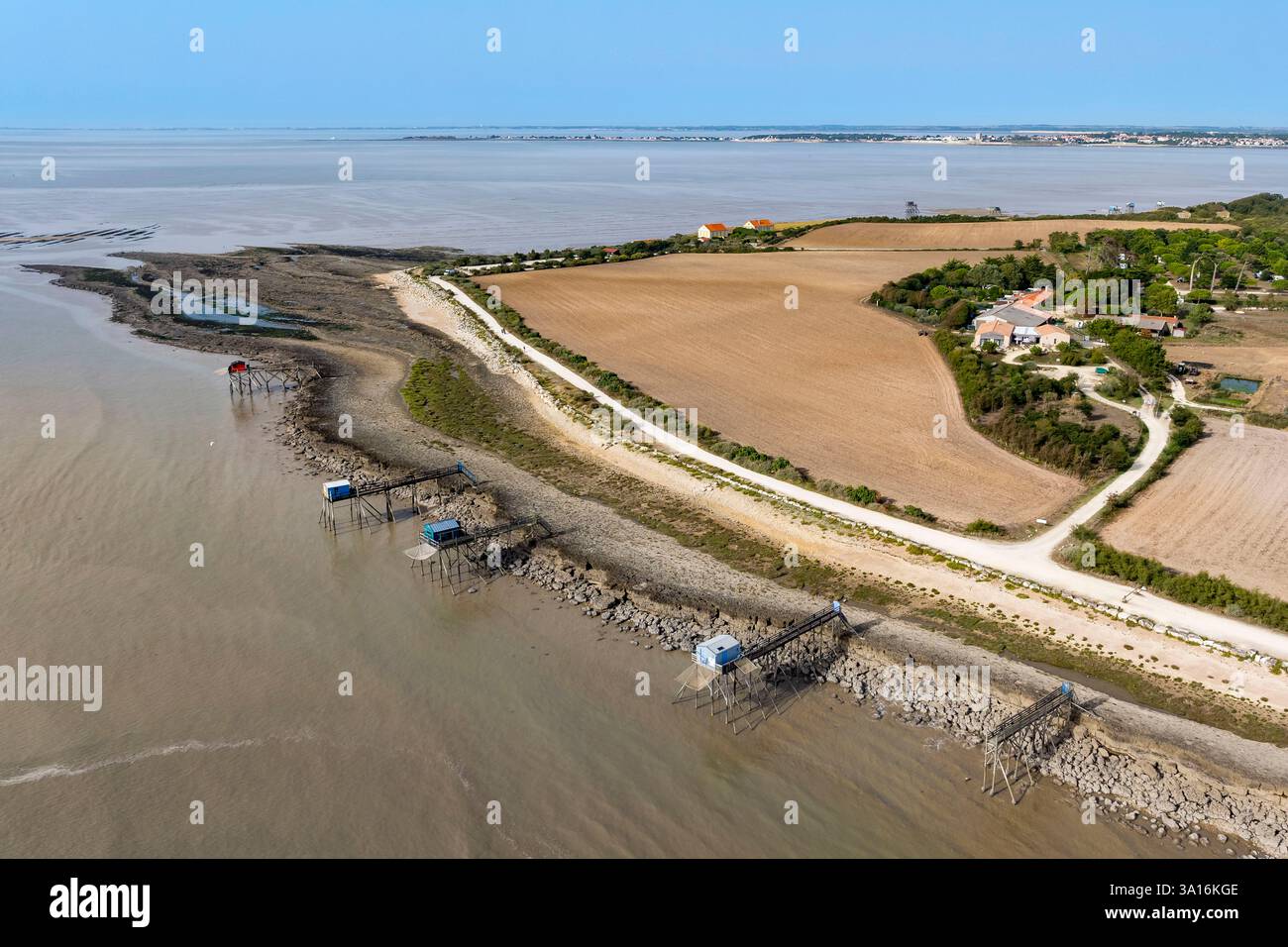 France, Charente Maritime, Port des Barques, Ile Madame, the farm and ...