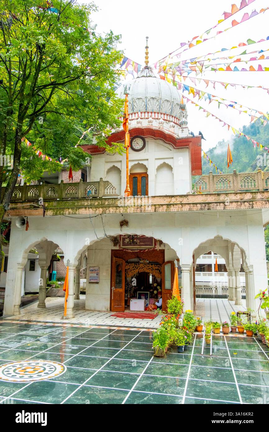 India, Himachal Pradesh state, Manikaran, Gurudwara Manikaran Sahib ...