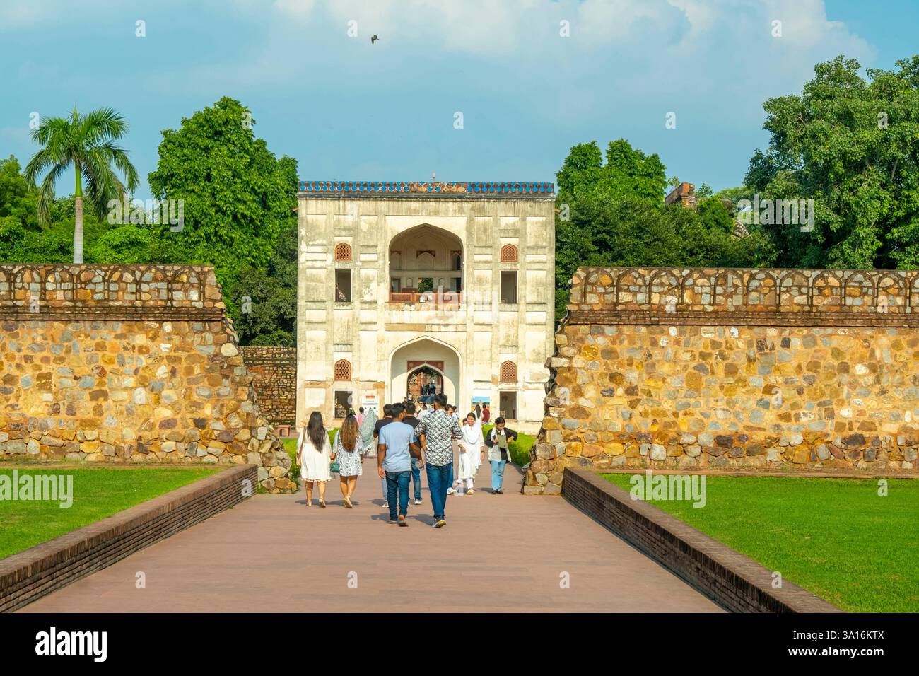 India, New Delhi, Humayun's Tomb, Mughal architecture complex listed as ...
