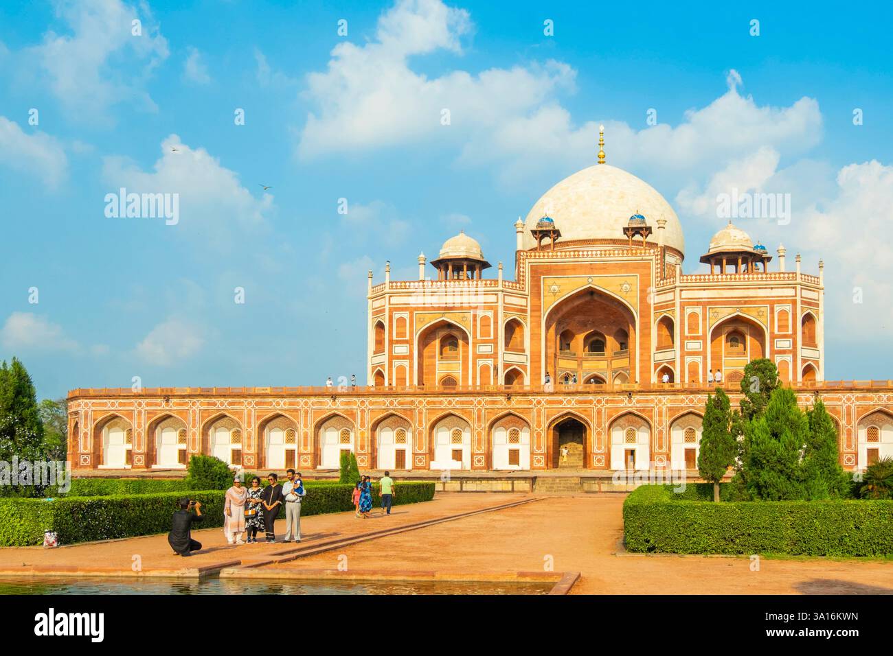 India, New Delhi, Humayun's Tomb, Mughal architecture complex listed as ...