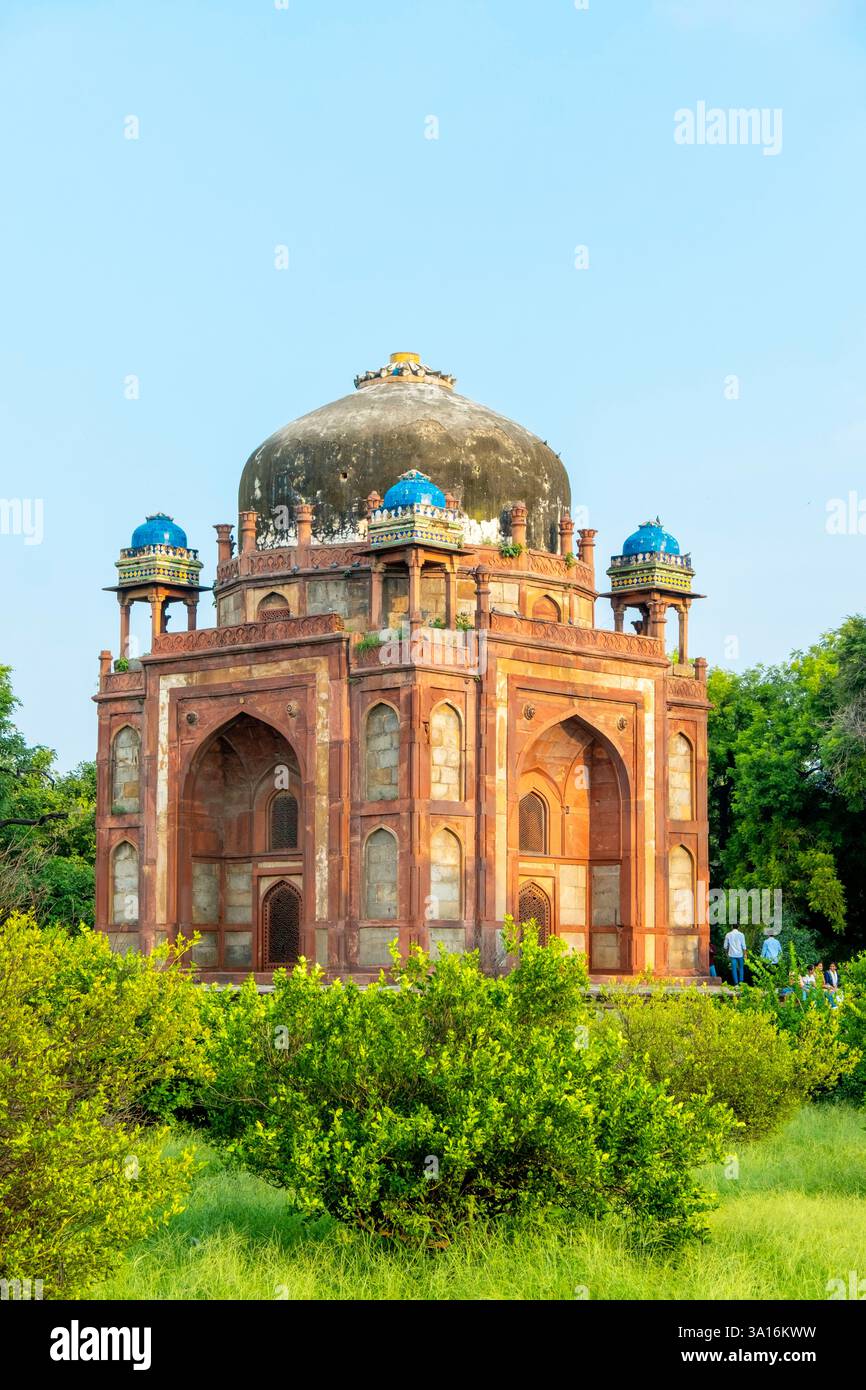 India, New Delhi, Humayun's Tomb, Mughal architecture complex listed as ...