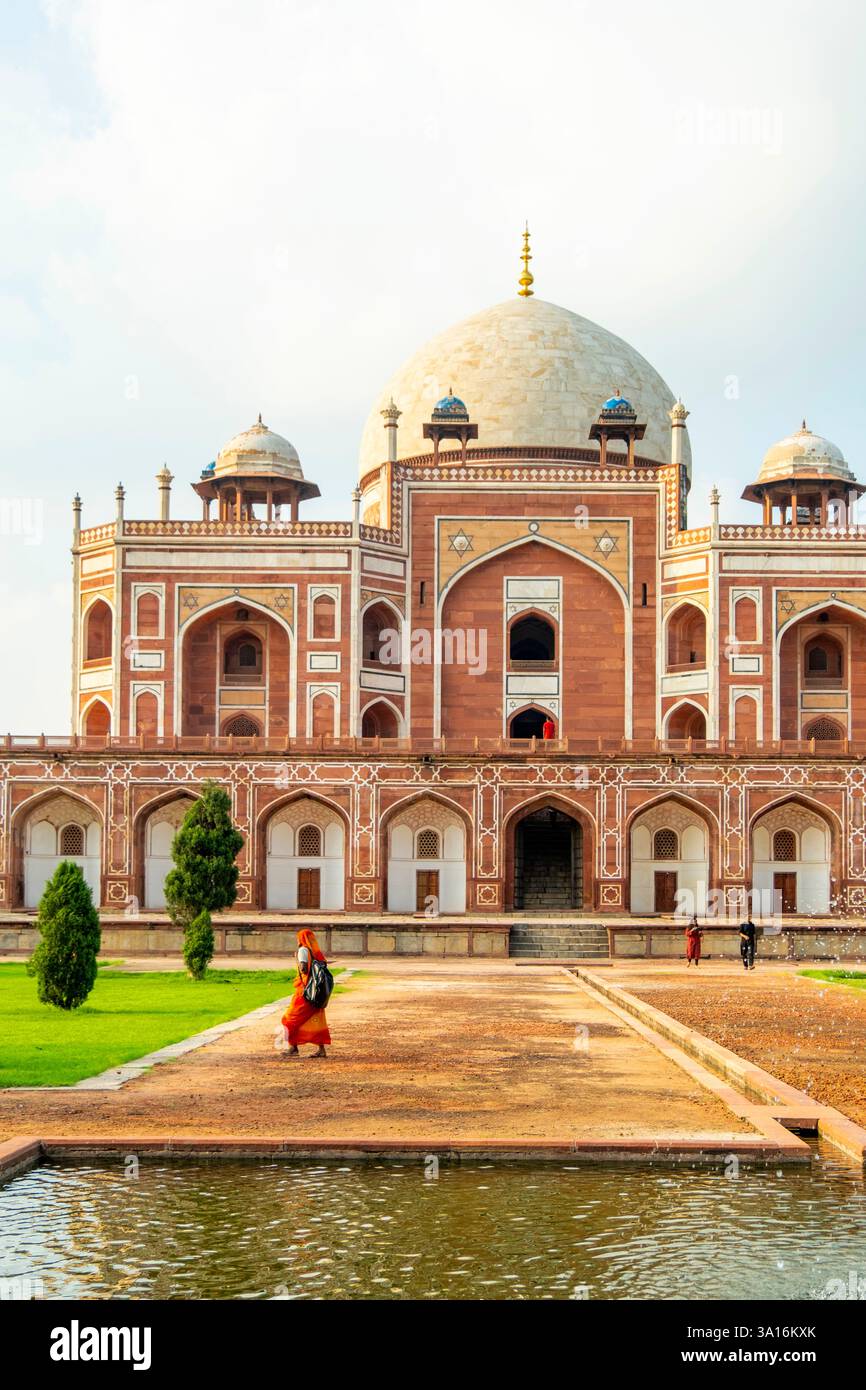 India, New Delhi, Humayun's Tomb, Mughal architecture complex listed as ...