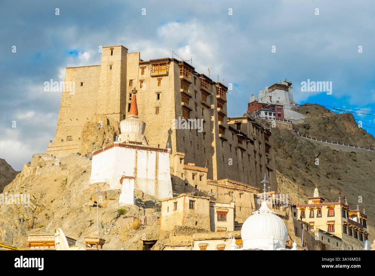 India, Ladakh state, Leh city, the castle Stock Photo - Alamy