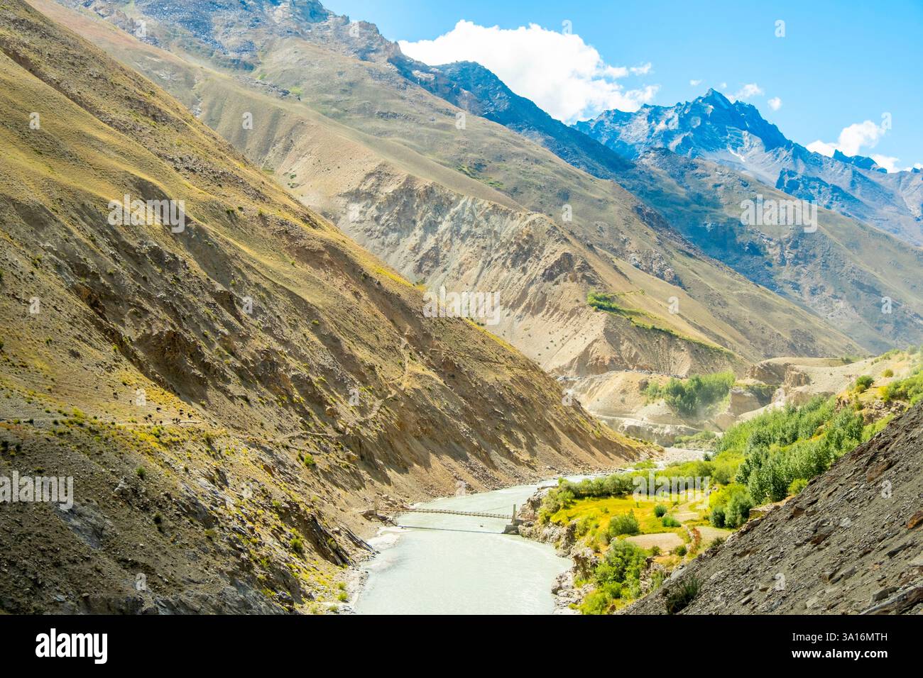 India, Ladakh state, Trans-Himalayan, motorbike tour on Royal enfield ...