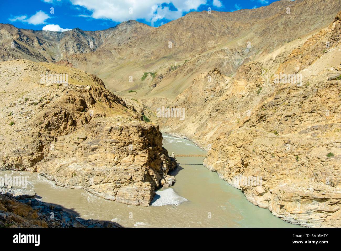 India, Ladakh state, Trans-Himalayan, motorbike tour on Royal enfield ...