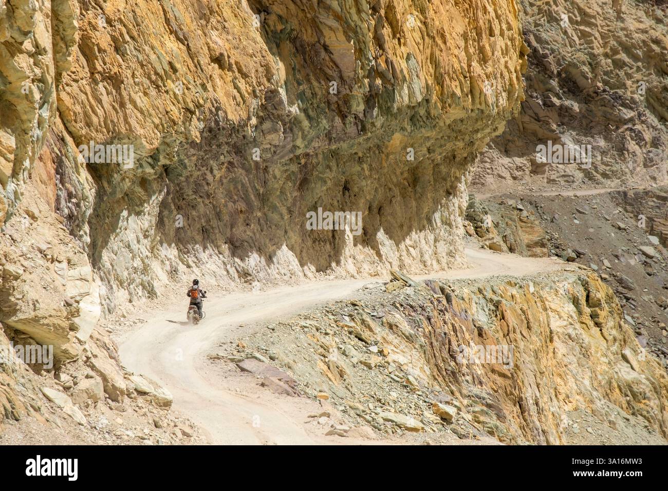 India, Ladakh state, Trans-Himalayan, motorbike tour on Royal enfield ...