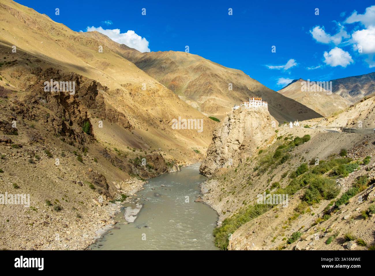 India, Ladakh state, Trans-Himalayan, motorbike tour on Royal enfield ...