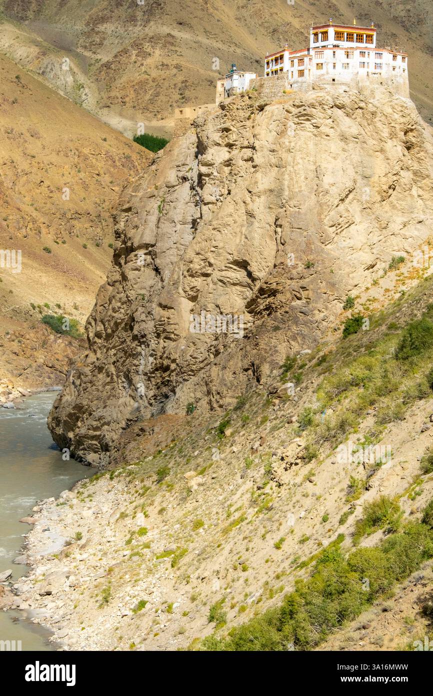 India, Ladakh state, Trans-Himalayan, motorbike tour on Royal enfield ...