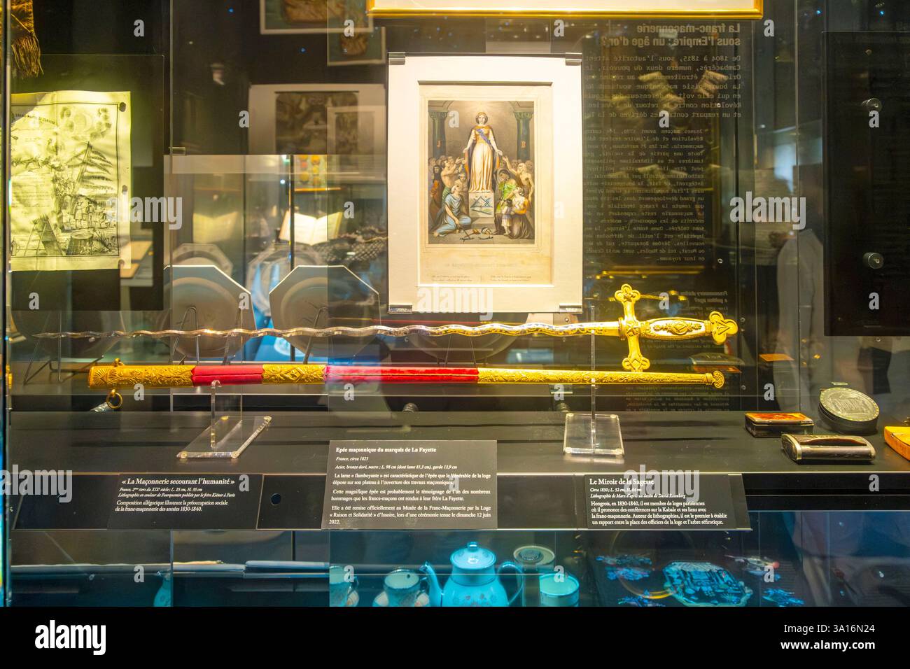 Europe france freemason freemasonry paris symbol hi-res stock ...