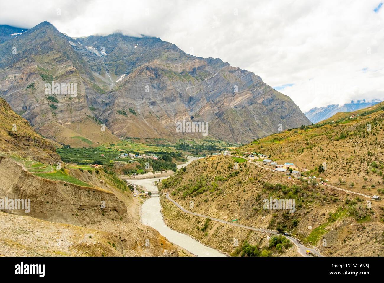 India, Himachal Pradesh state, Trans-Himalayan, motorbike tour on Royal ...