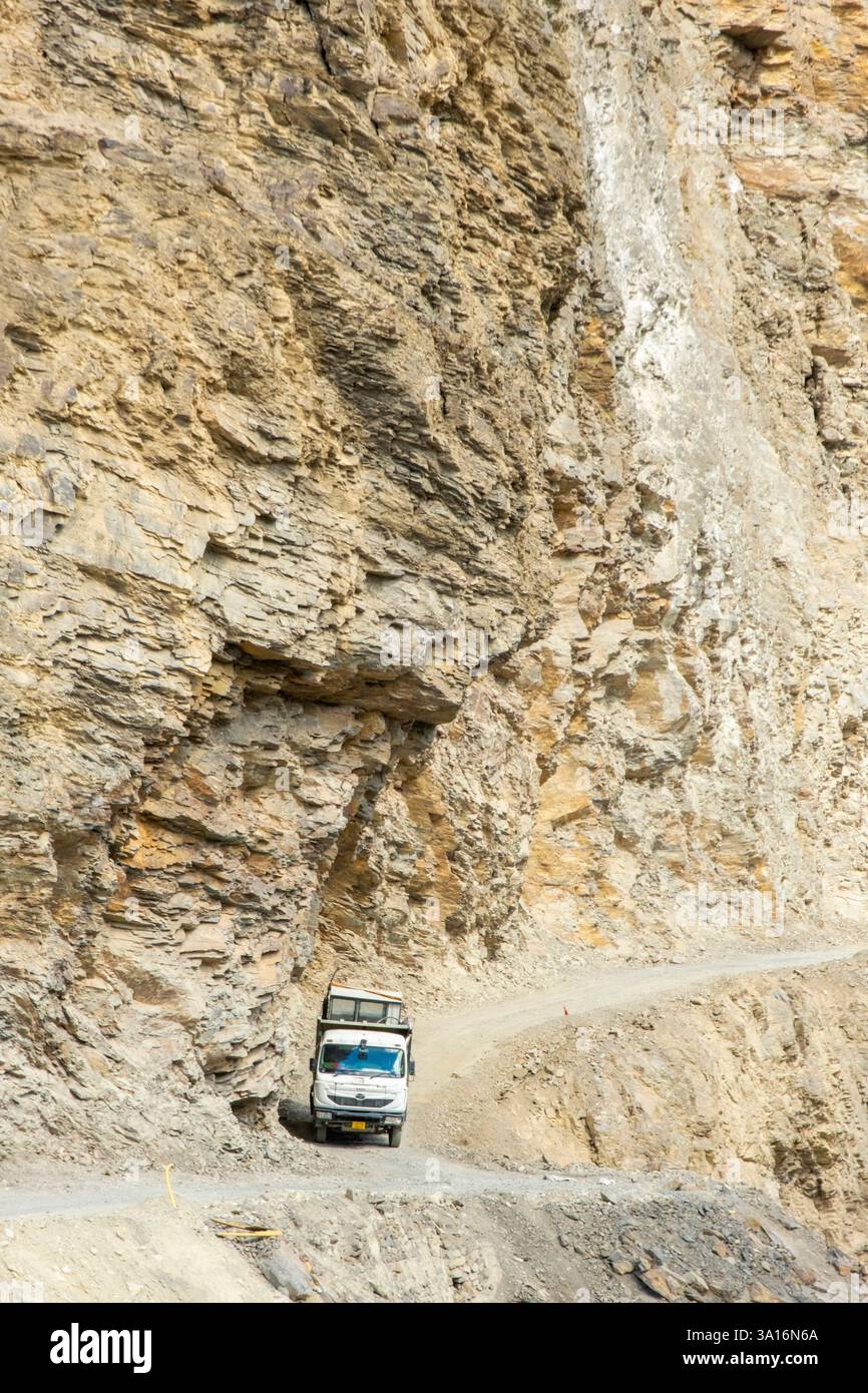 India, Ladakh state, Trans-Himalayan, motorbike tour on Royal enfield ...