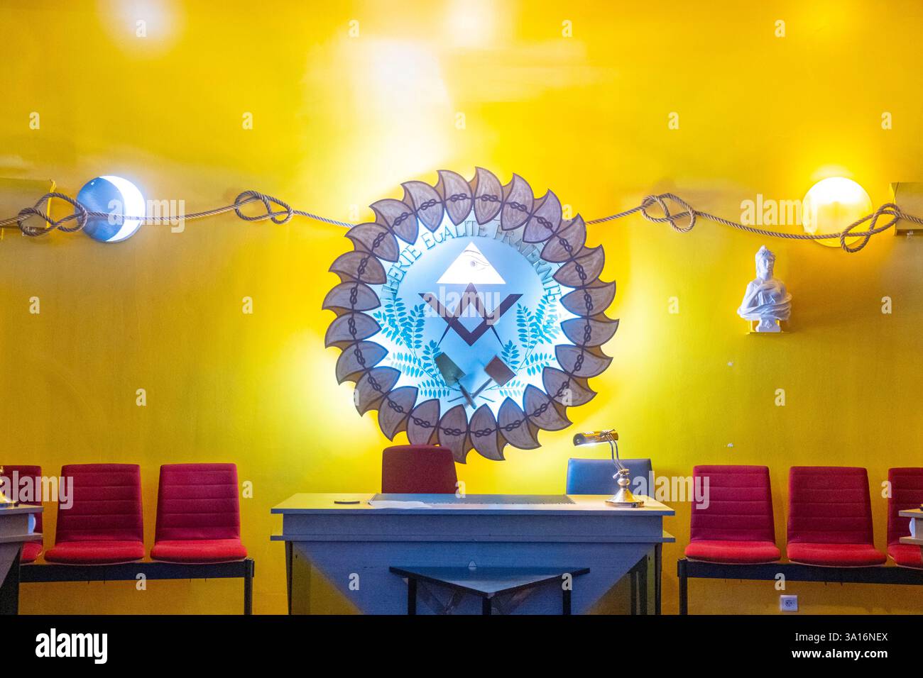 France, Paris, Museum of Freemasonry, Masonic temple Stock Photo - Alamy