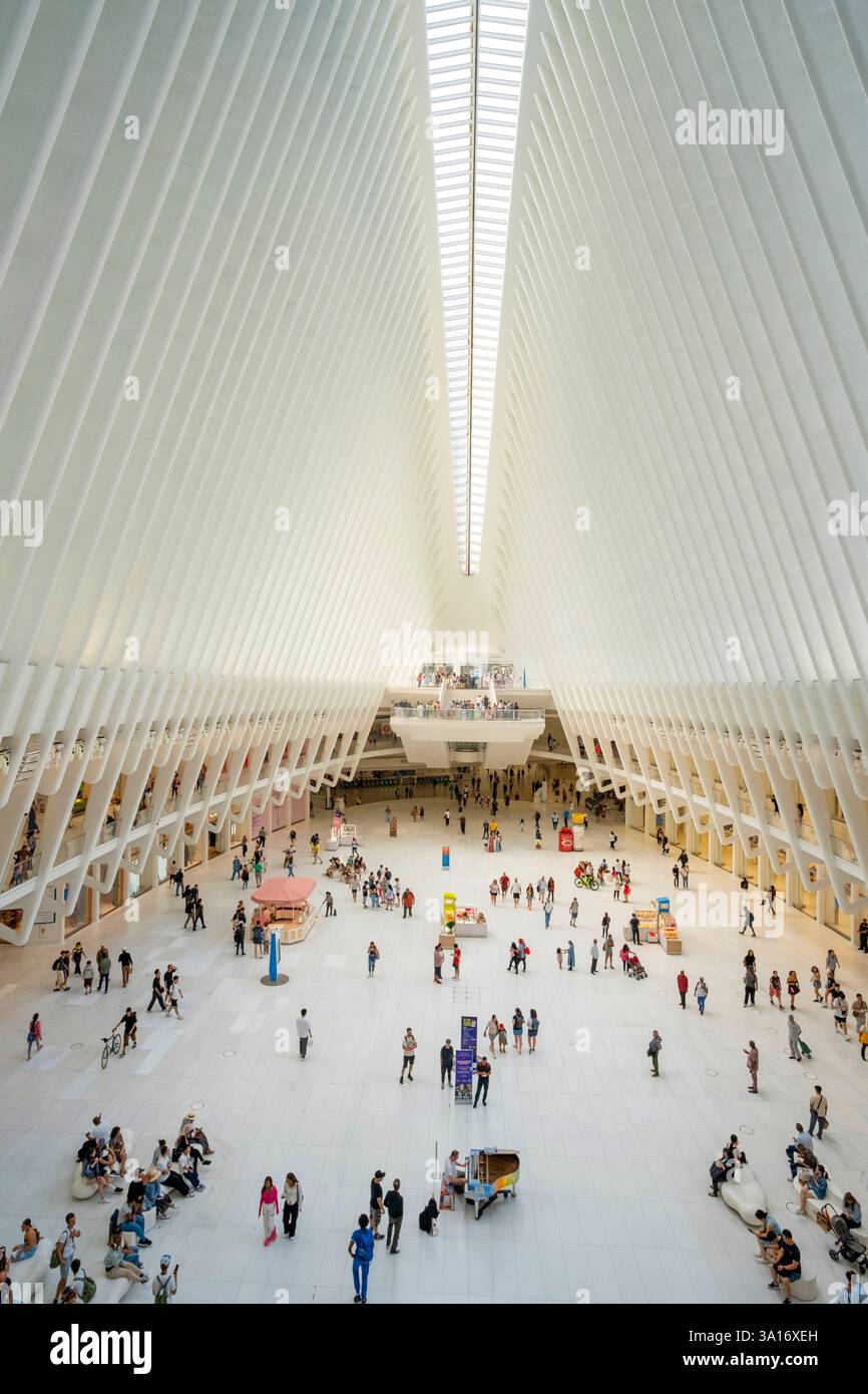 United States, New York State, New York City, Lower Manhattan, Oculus ...