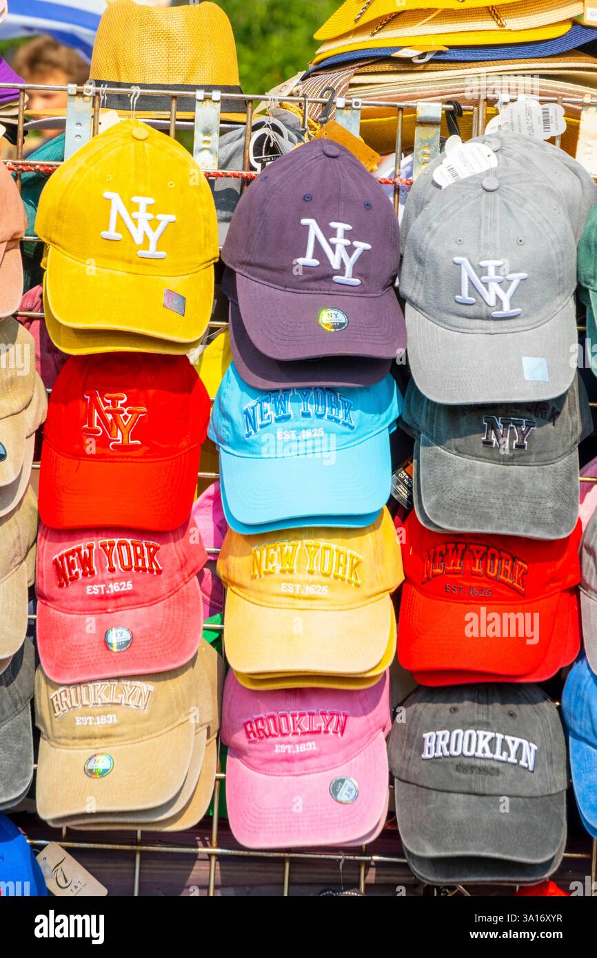 United States, New York State, New York City, NYC cap Stock Photo - Alamy