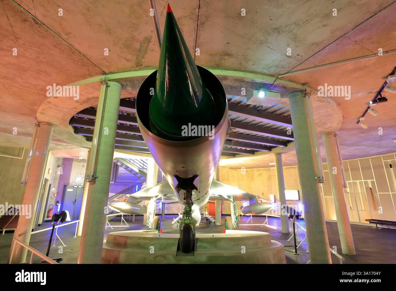 France, Calvados, Caen, Caen Memorial, Cold War section, Soviet MIG-21 ...