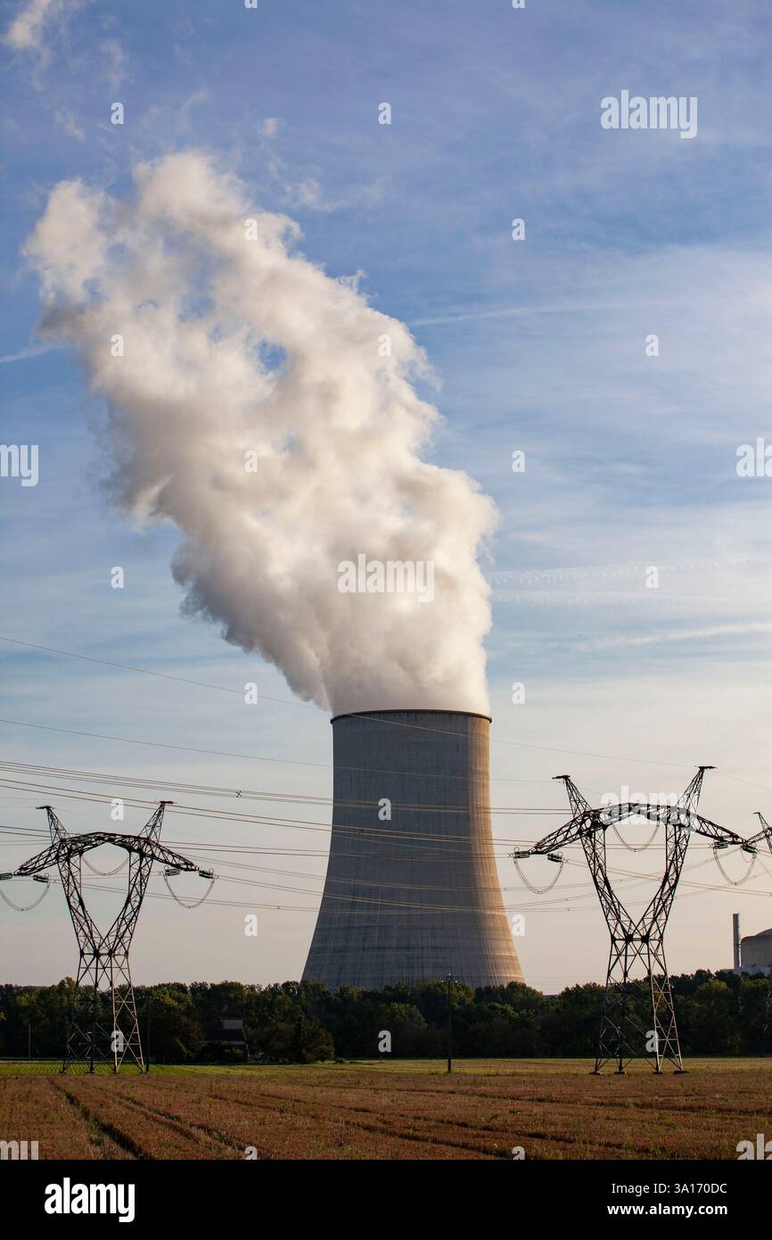 France, Tarn et Garonne, Golfech, nuclear power plant, one of the ...