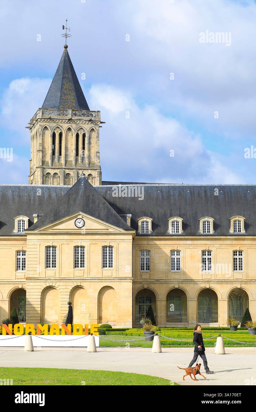 France, Calvados, Caen, Ladies' Abbey founded in the 11th century by ...