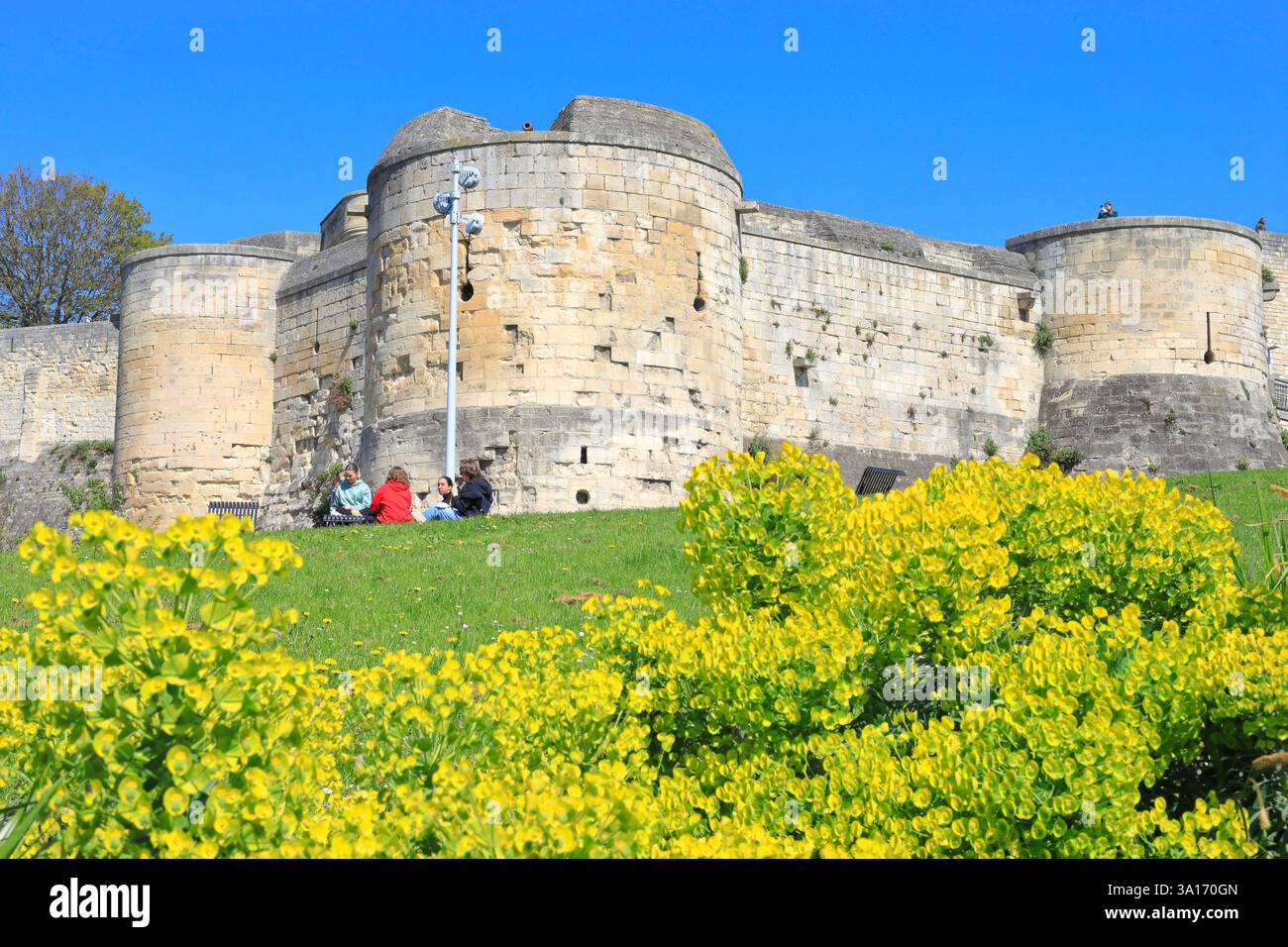 France, Calvados, Caen, castle founded by William the Conqueror in the ...