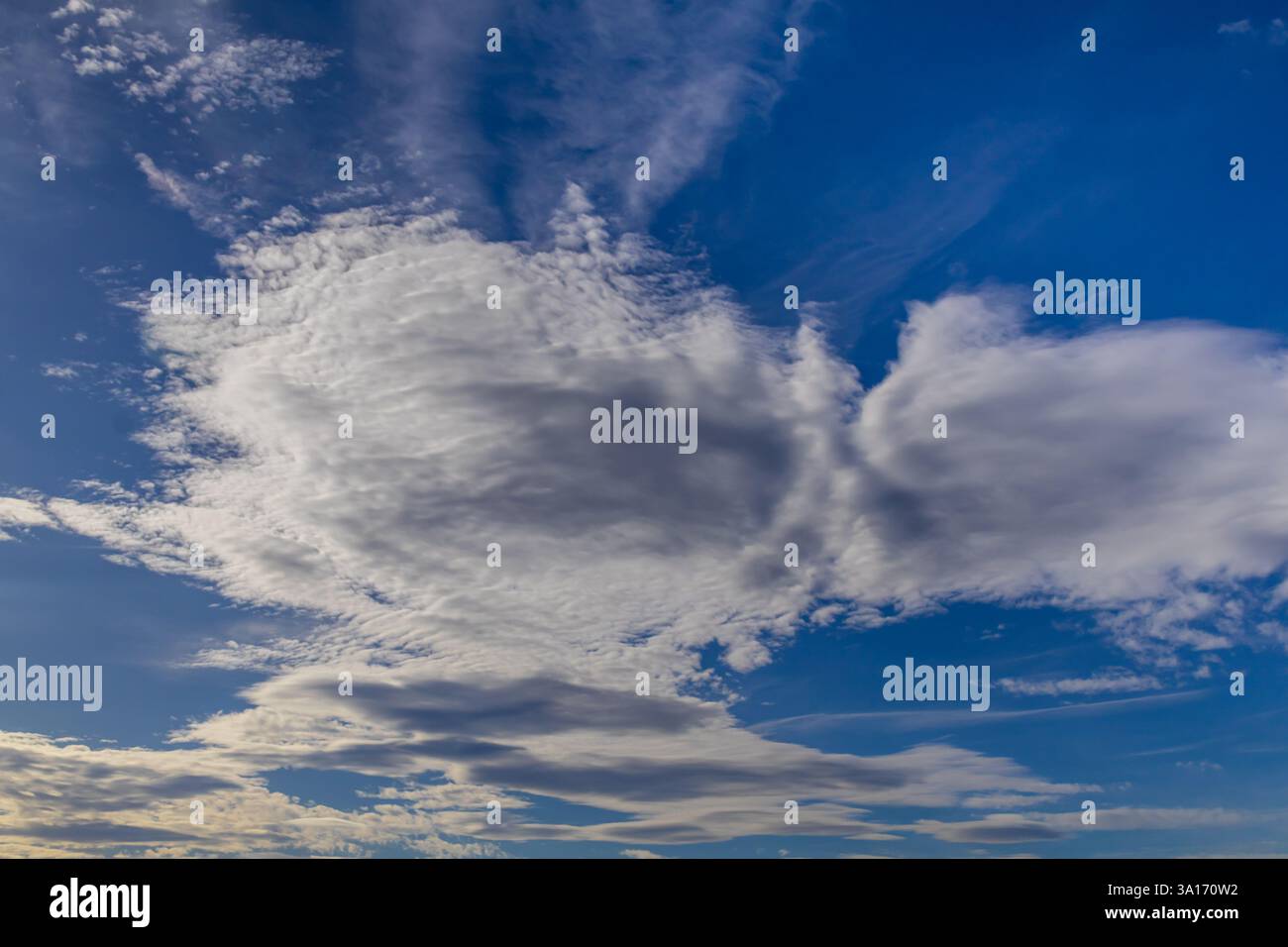 Captivating sky with unique cloud formations, creating dynamic patterns ...