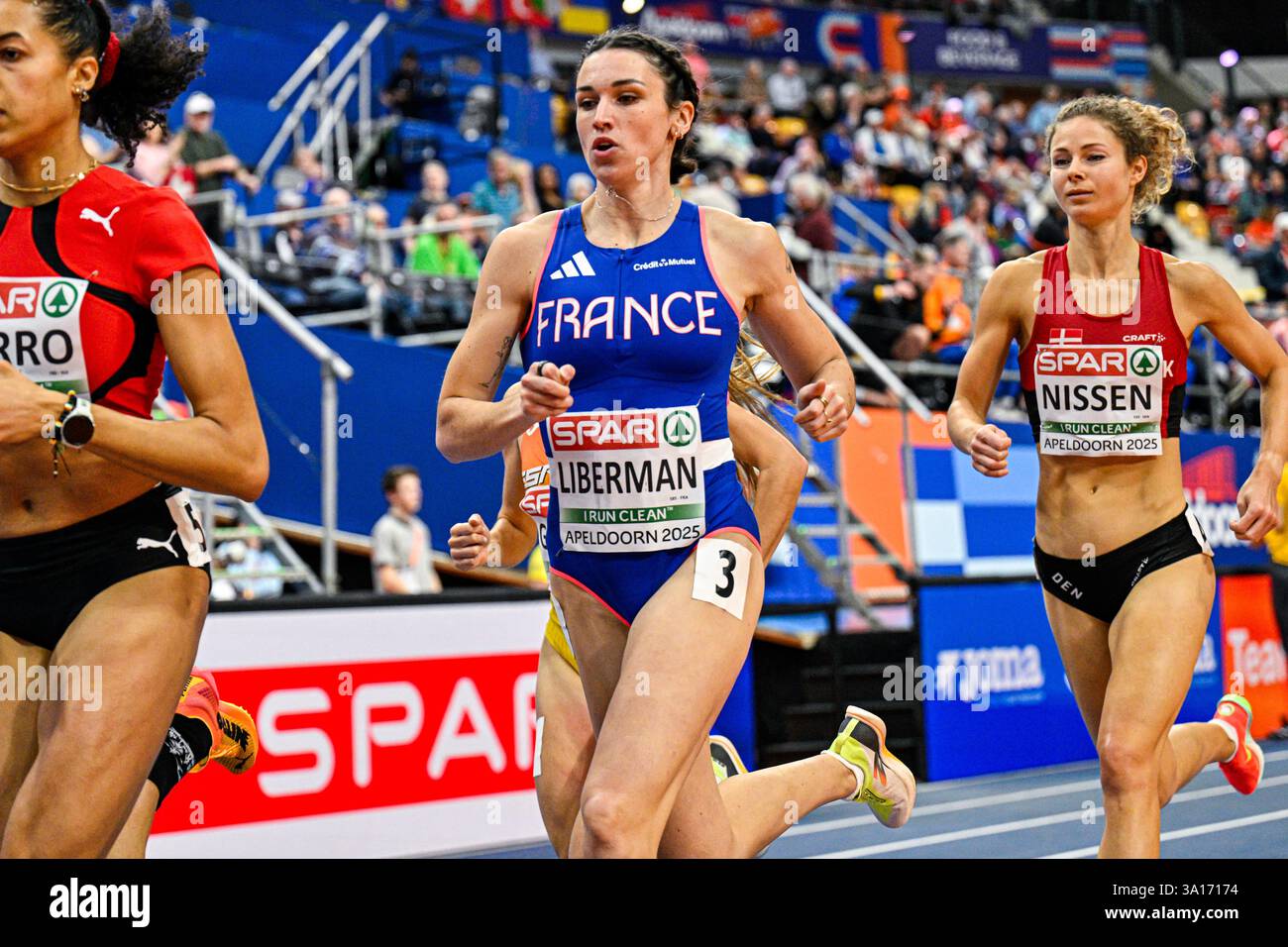 APELDOORN, NETHERLANDS - MARCH 7: Clara Liberman of France competing in ...