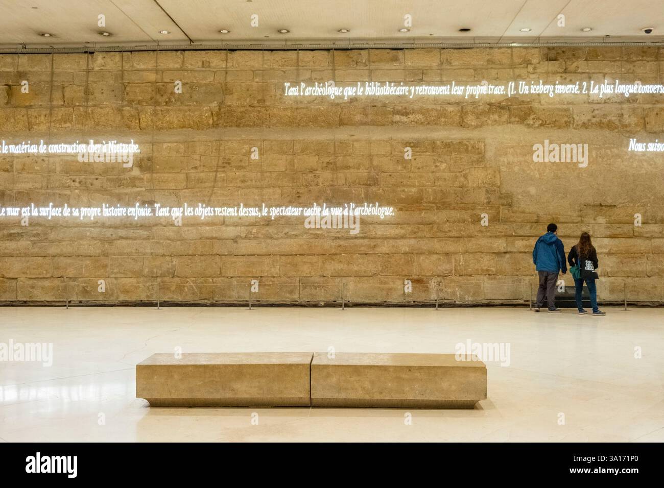 France, Paris, area listed as World Heritage by UNESCO, underground ...