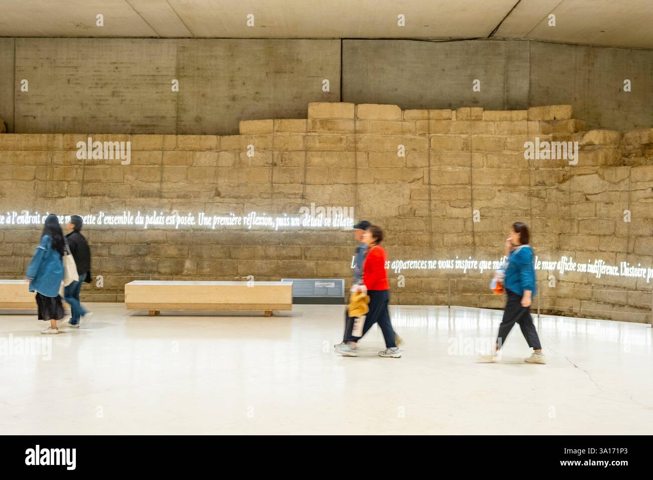 France, Paris, area listed as World Heritage by UNESCO, underground ...