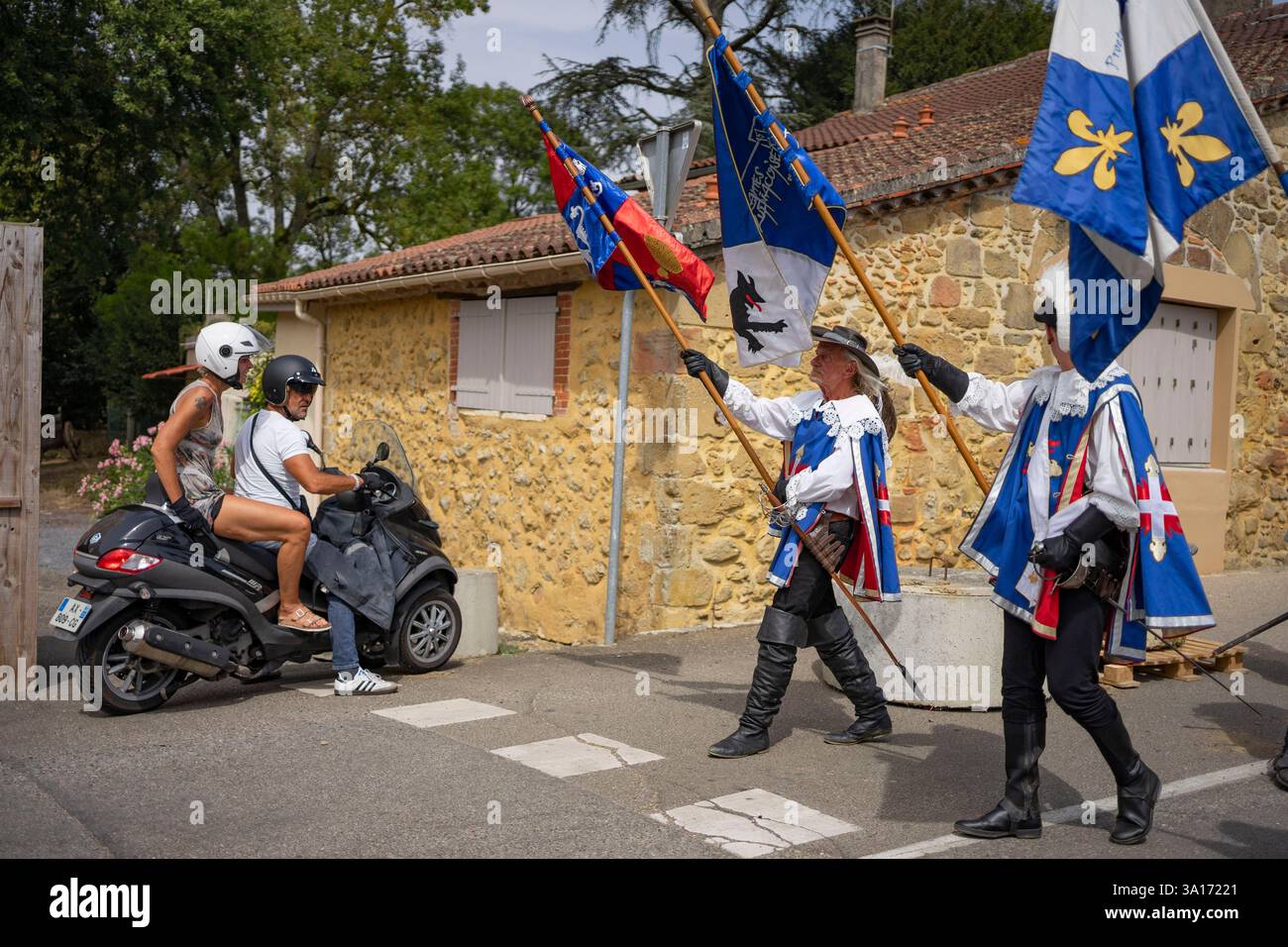 France, Gers, Lupiac, birthplace of Charles de Batz de Castelmore ...