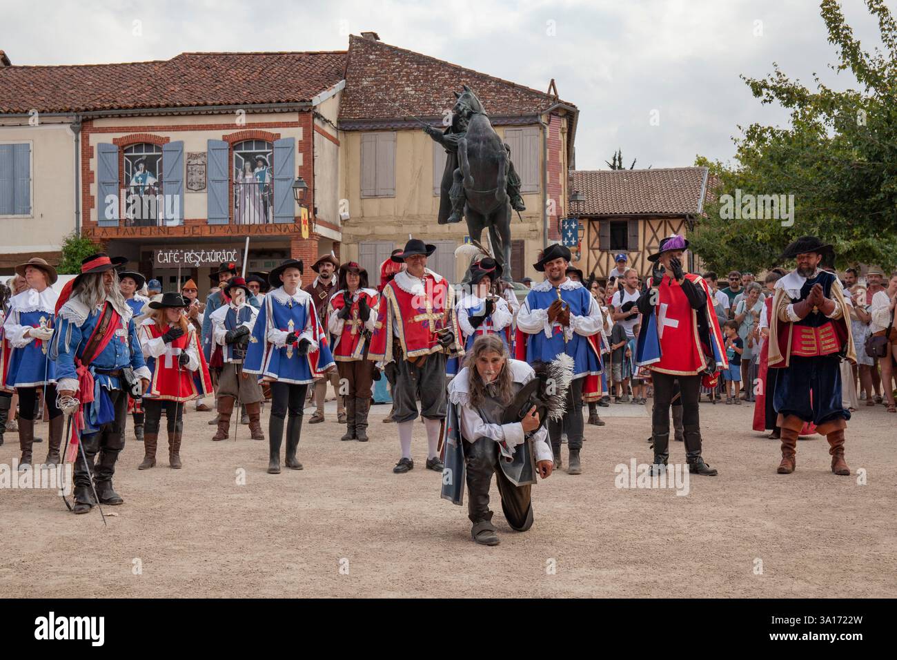 France, Gers, Lupiac, birthplace of Charles de Batz de Castelmore ...