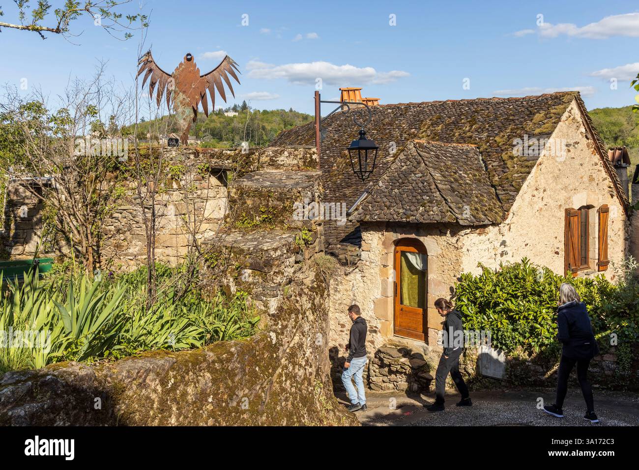 France, Aveyron, Najac, labeled The Most Beautiful Villages of France ...