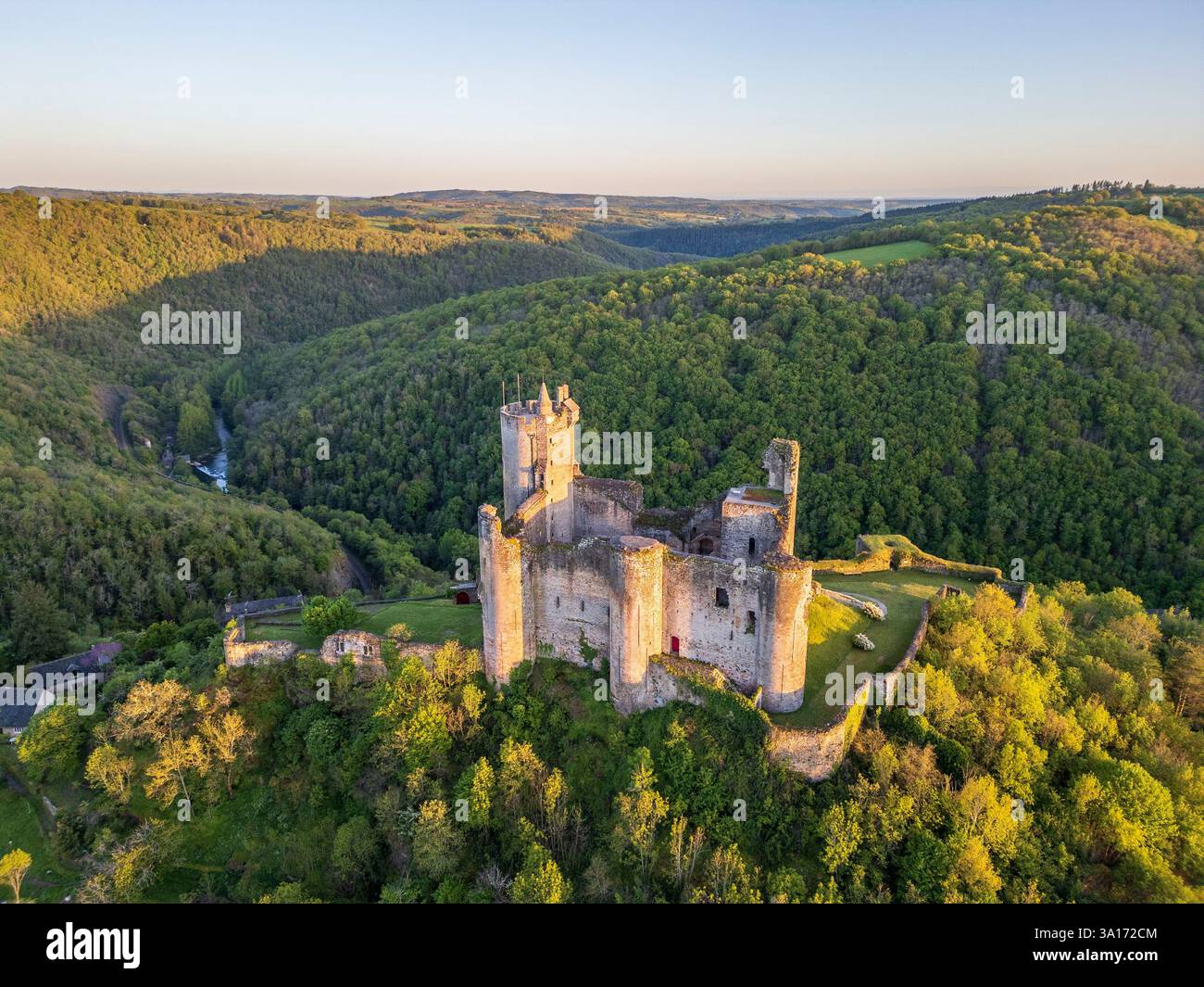 France, Aveyron, Najac, labeled The Most Beautiful Villages of France ...
