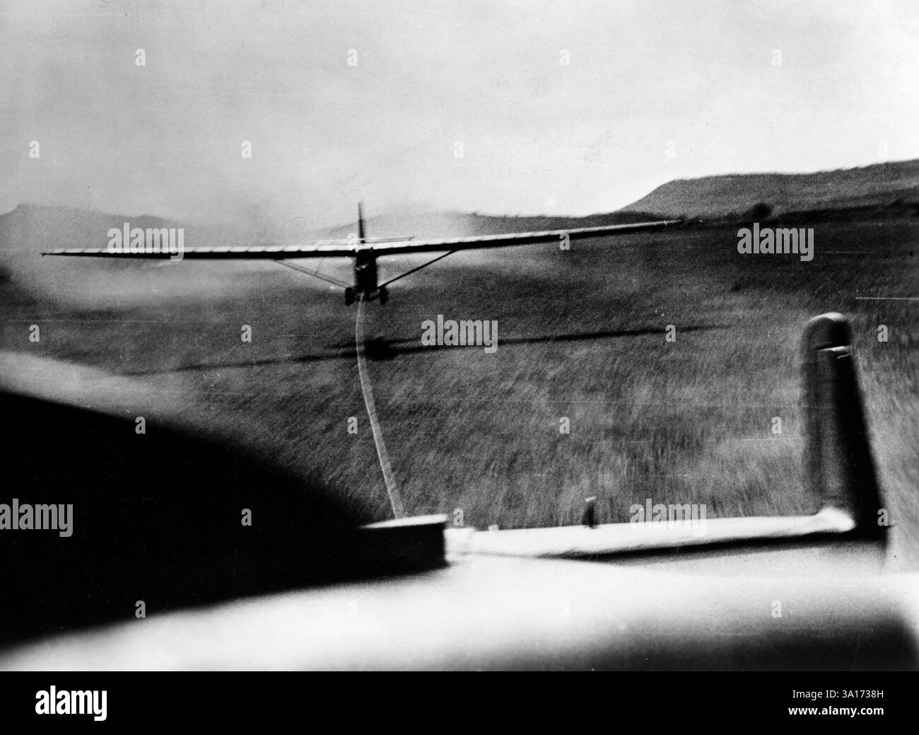 Launch of a DFS 230 cargo glider of the German Luftwaffe, presumably ...