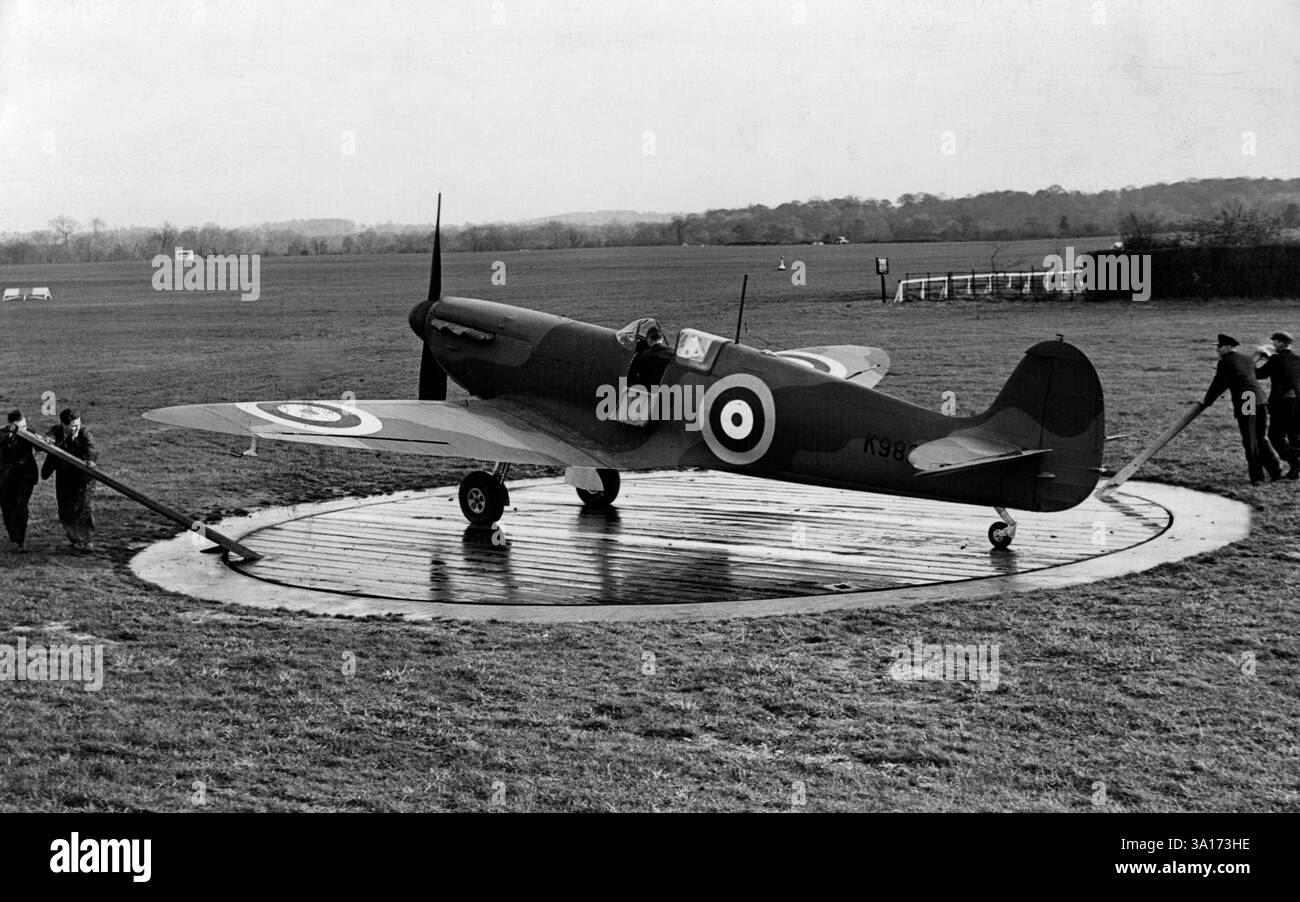 Battle of Britain: the aircraft is balanced on a swinging plate and the ...