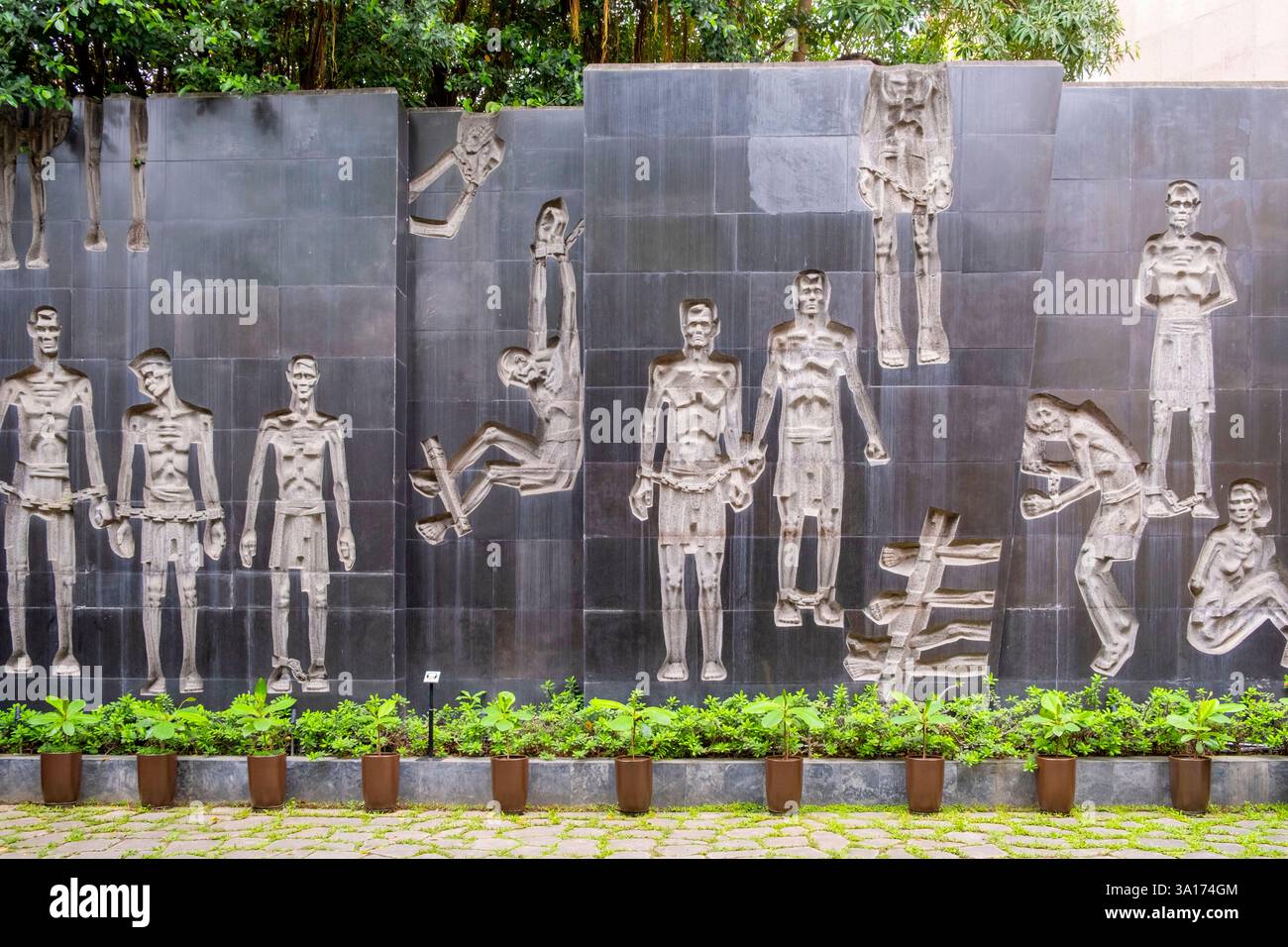 Vietnam, Hanoi, the former French colonial district, Hoa Lo prison ...