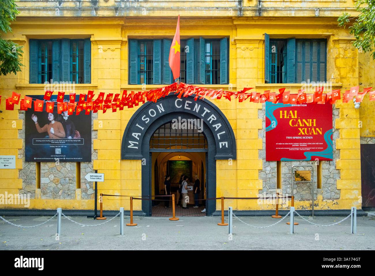 Vietnam, Hanoi, the former French colonial district, Hoa Lo prison ...