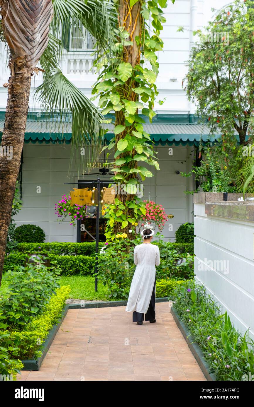 Vietnam, Hanoi, the former French colonial district, the Sofitel ...