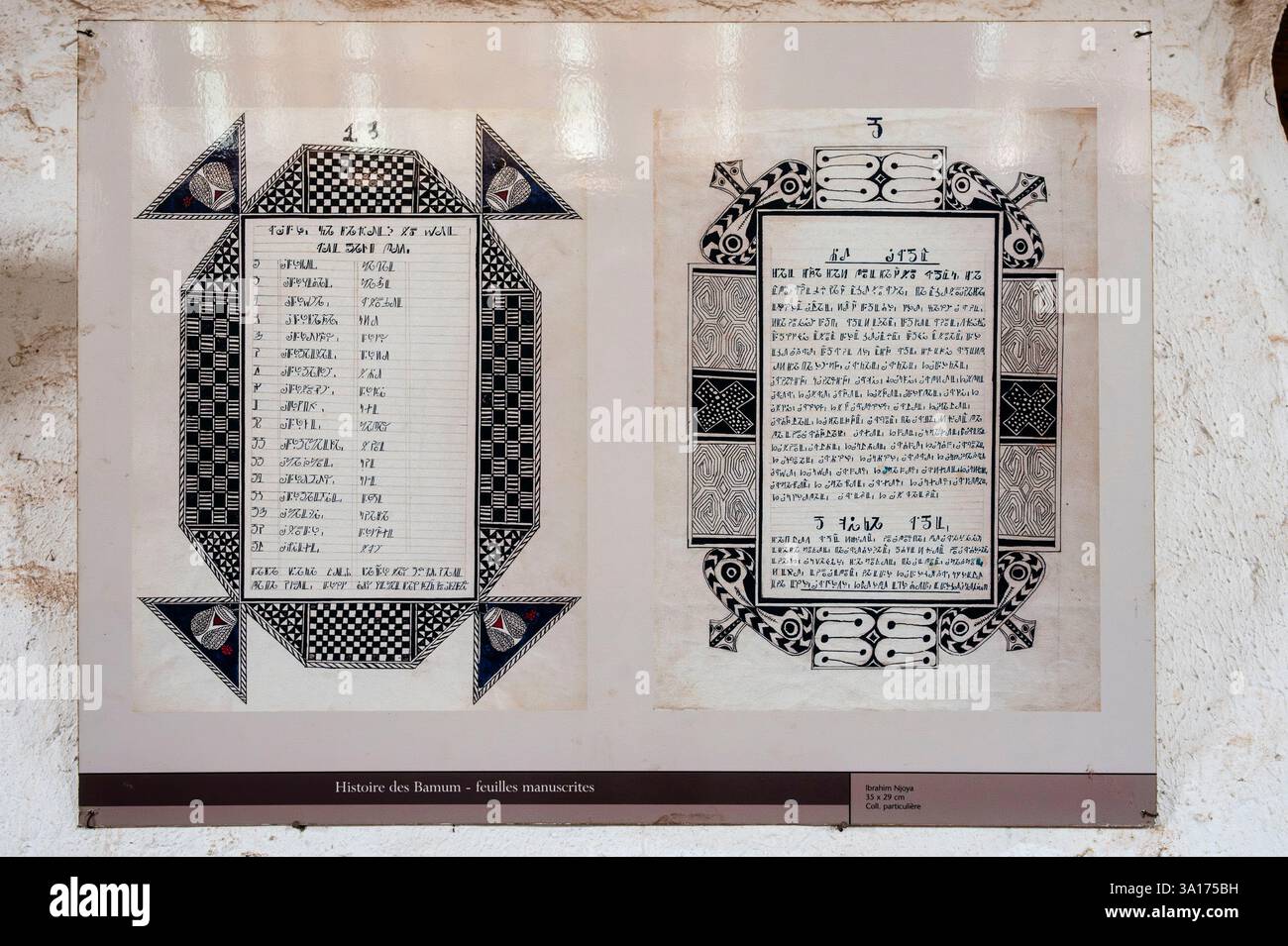 Cameroon, west area, Noun district, Foumban, the Royal Palace, specimen ...