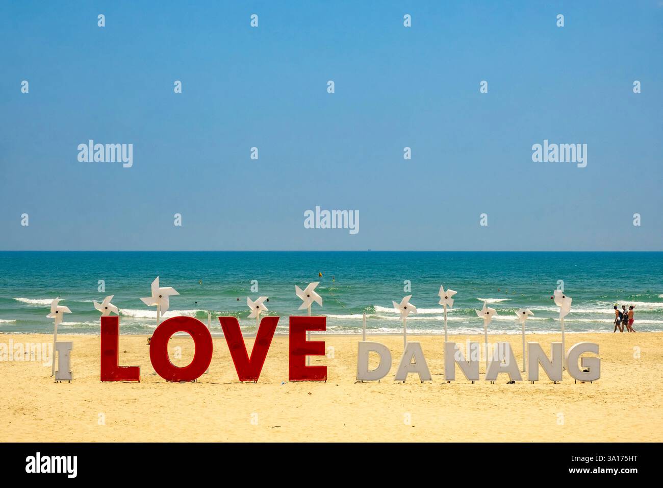 Vietnam, Center, city of Da Nang, the seafront of My The Beach Stock ...