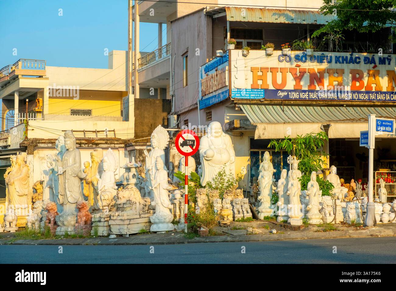 Vietnam, Center, Da Nang, Marble Mountain is a set of 5 limestone hills ...