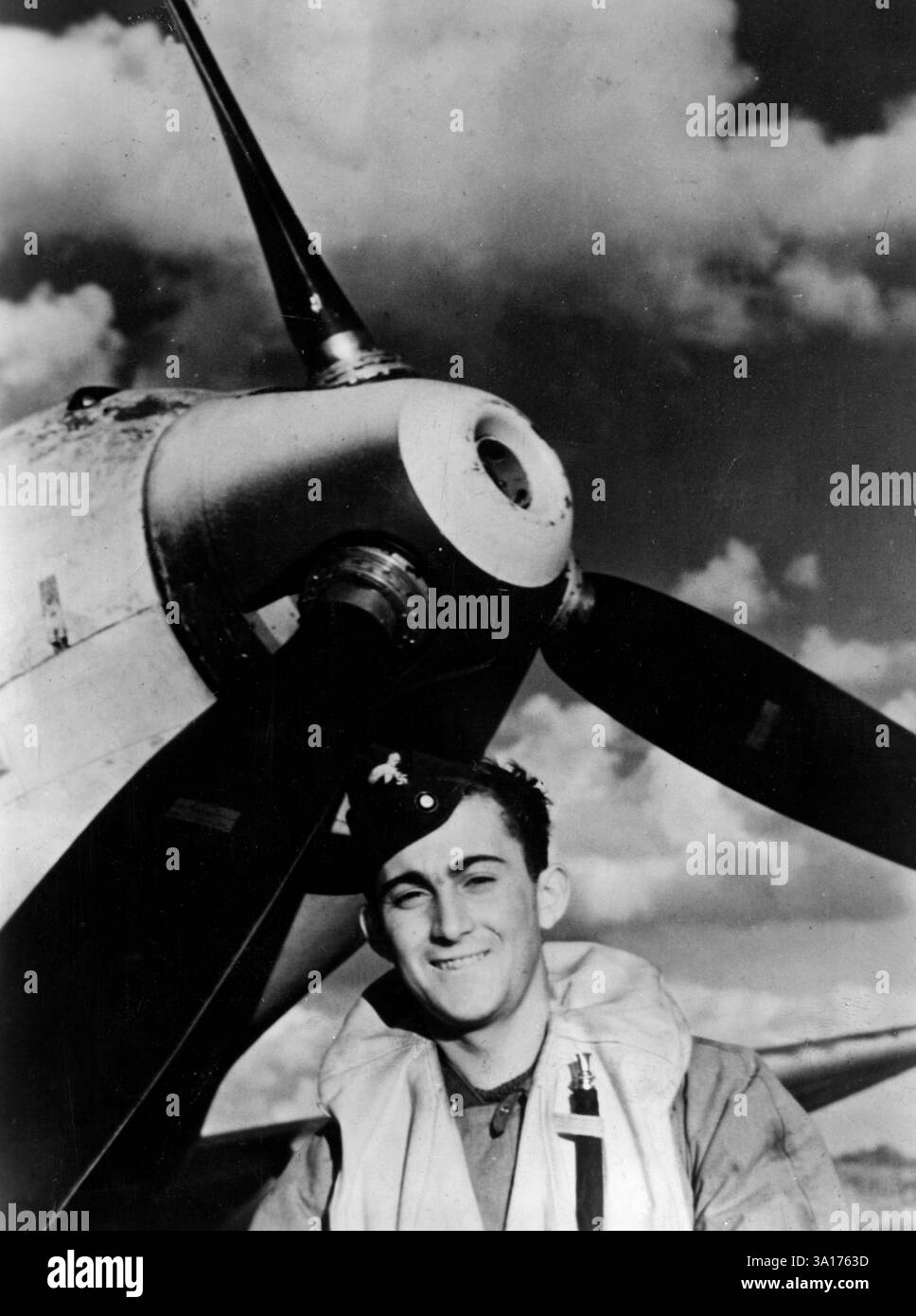 Pilot of a German fighter squadron during the Battle of Britain. Photo ...