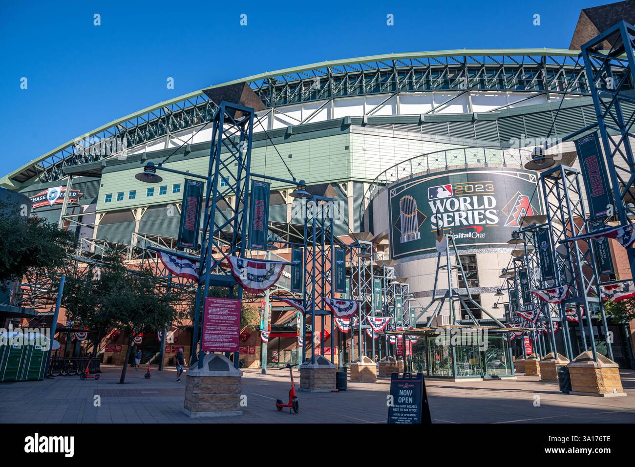A retractable-roof baseball stadium in Phoenix, Arizona Stock Photo - Alamy