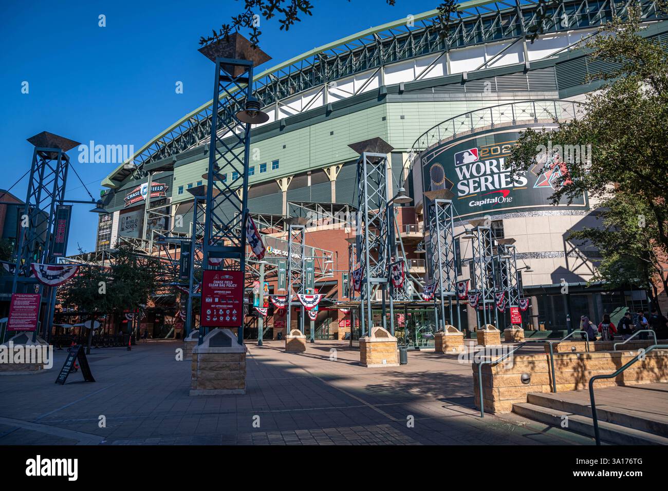 A retractable-roof baseball stadium in Phoenix, Arizona Stock Photo - Alamy