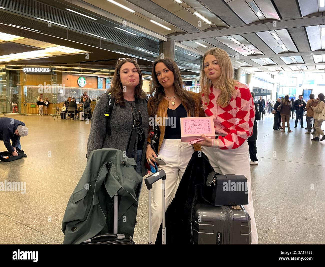 (left to right) Ruby Mowle, Francesca Birch, and Charlotte Liddell ...