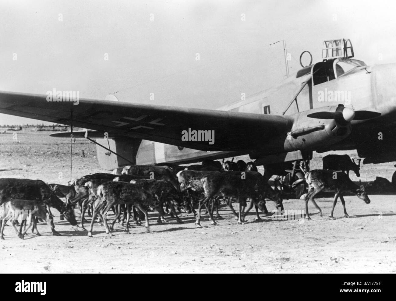 Aircraft Focke Wulf FW 58 consecration of the German Air Force ...