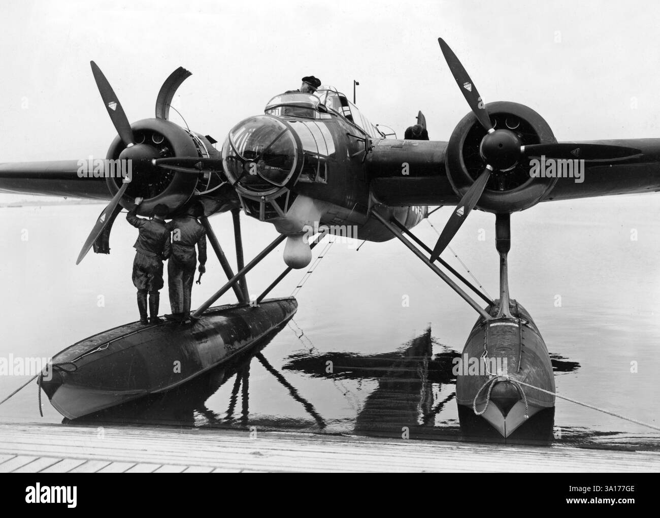A Heinkel He 115 of the German Air Force [automated translation] Stock ...