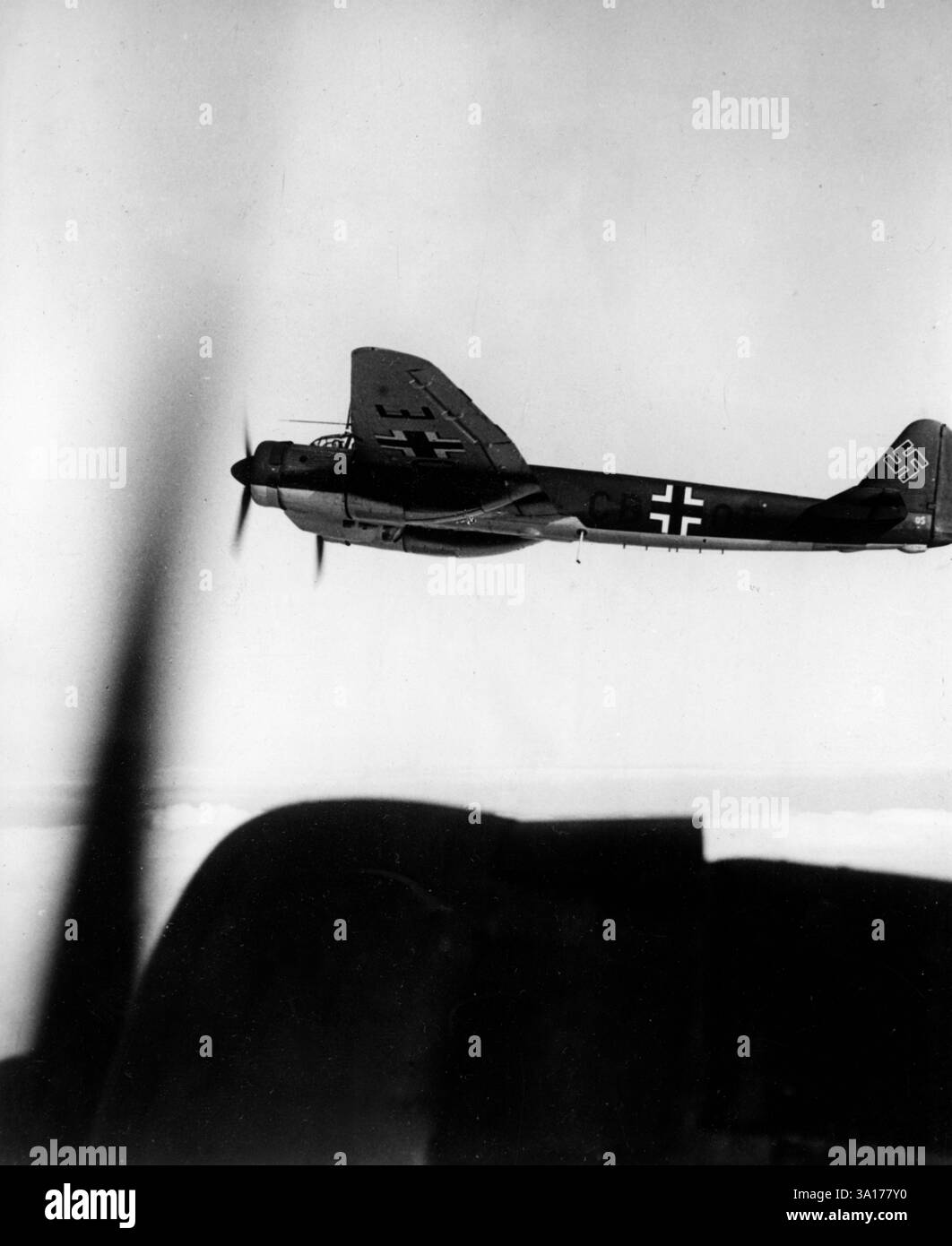 Junkers Ju 88 on an enemy flight over England. [automated translation ...