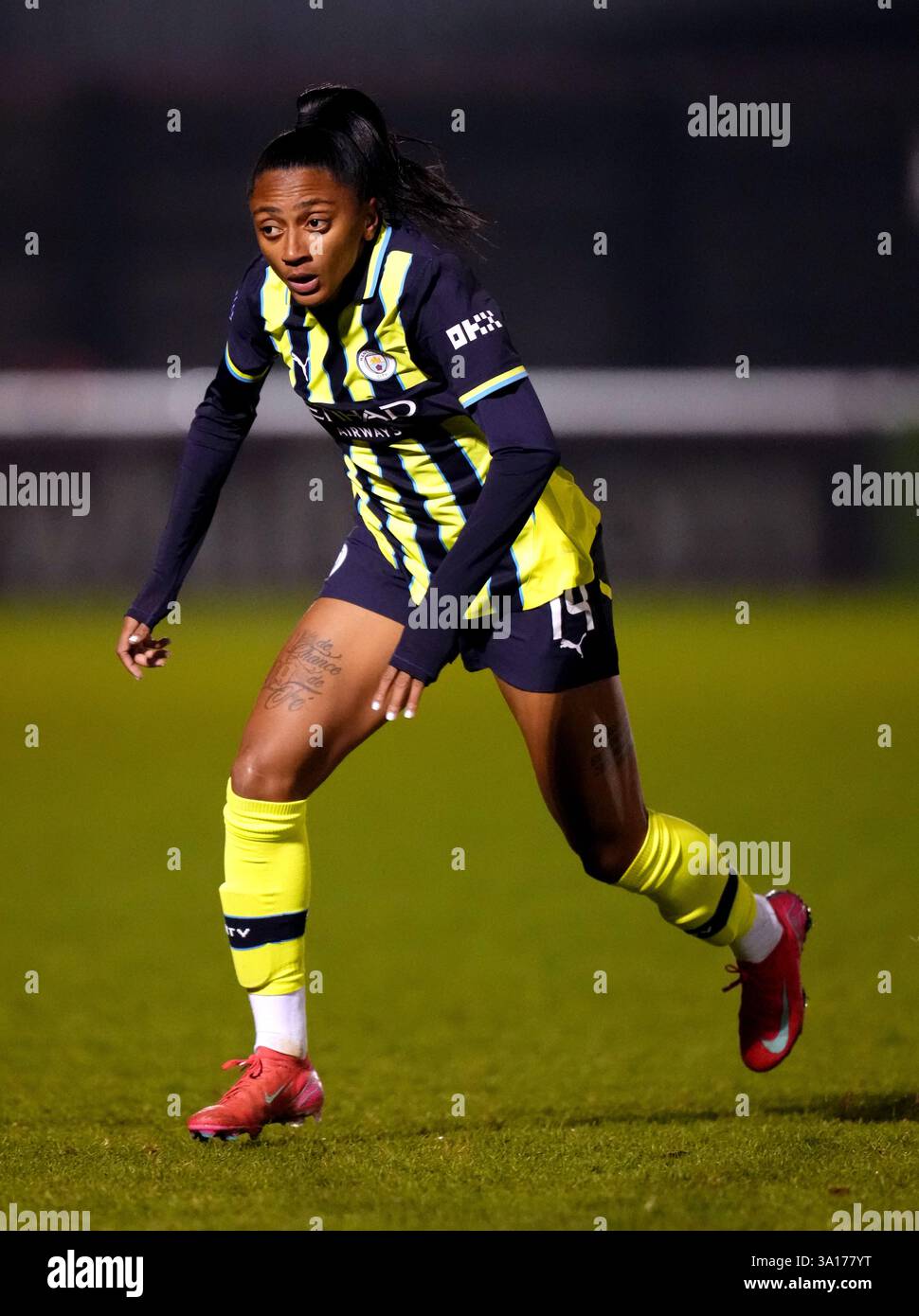 Manchester City's Kerolin Nicoli during the Barclays Women's Super ...