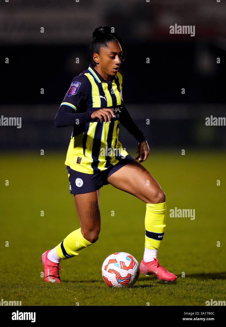 Manchester City's Kerolin Nicoli during the Barclays Women's Super ...