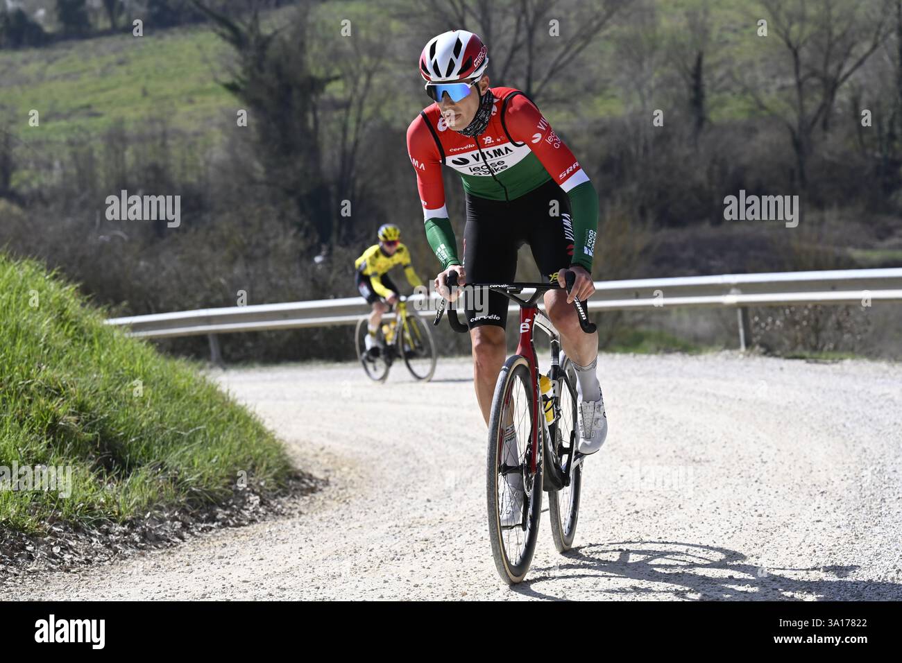 Siena, Italy. 07th Mar, 2025. Hungarian Attila Valter of Team Visma ...