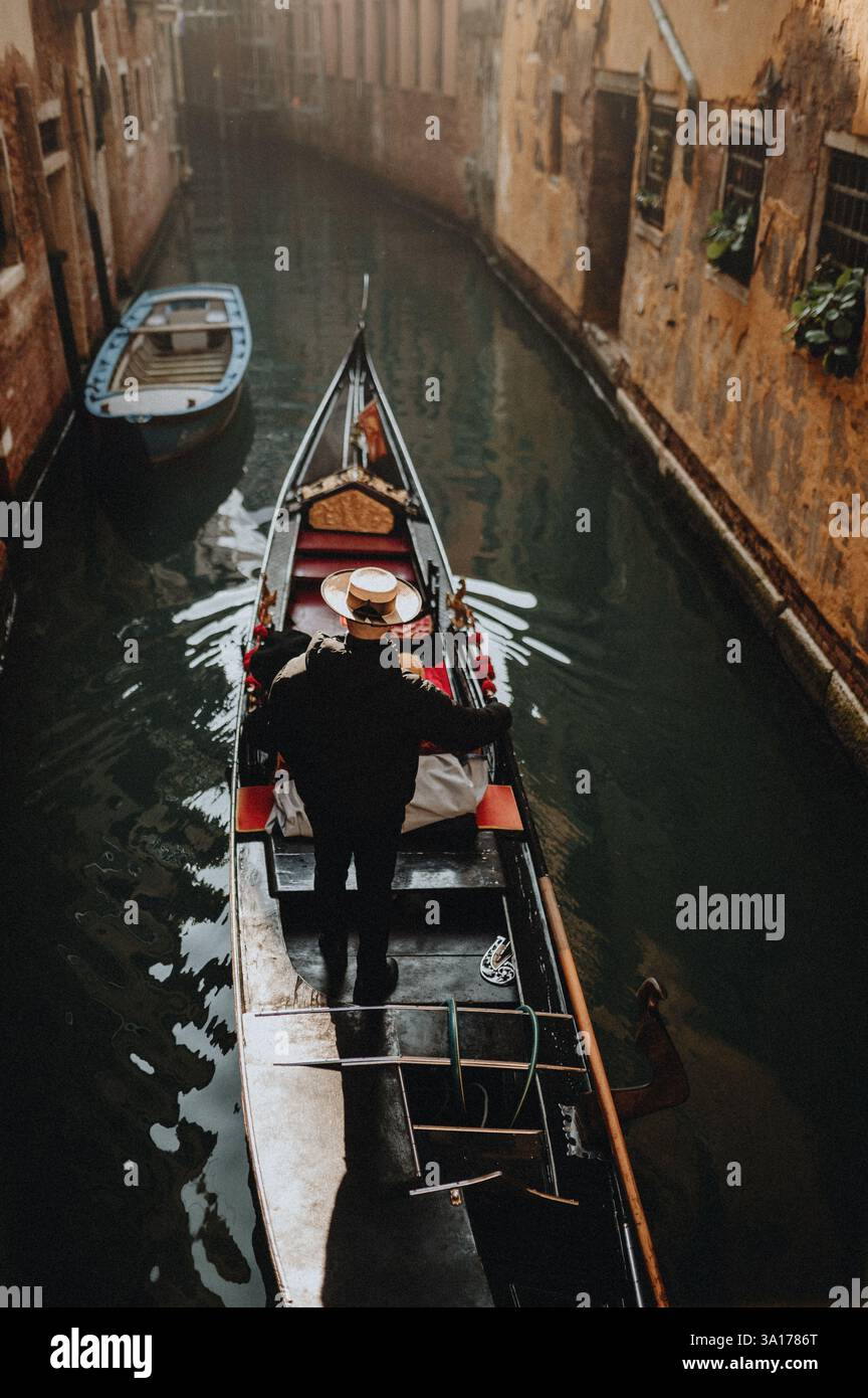 Ride on a gondola in venice hi-res stock photography and images - Alamy